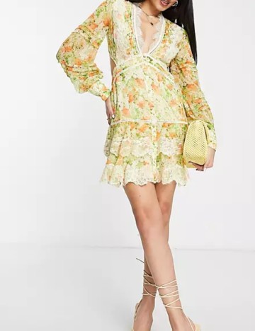 Rochie mini ASOS, mix culori 190498 | creamoutlet.ro